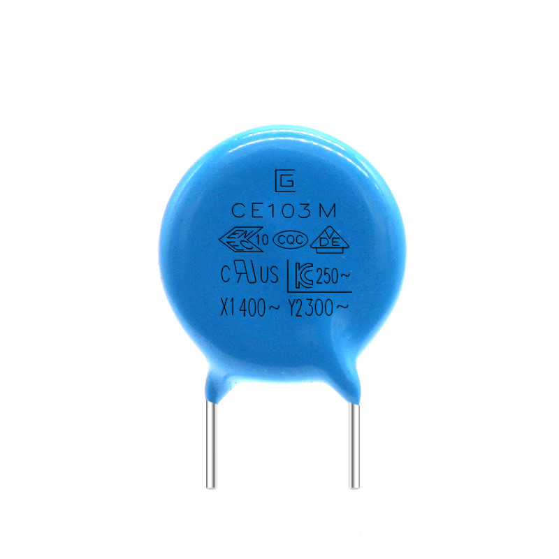 Bonne stabilité bleue de 103M Capacitor 300VAC enduite de la résine époxyde
